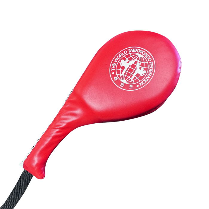 Red Double-Layer Kicking Target – Durable Vinyl Martial Arts Pad