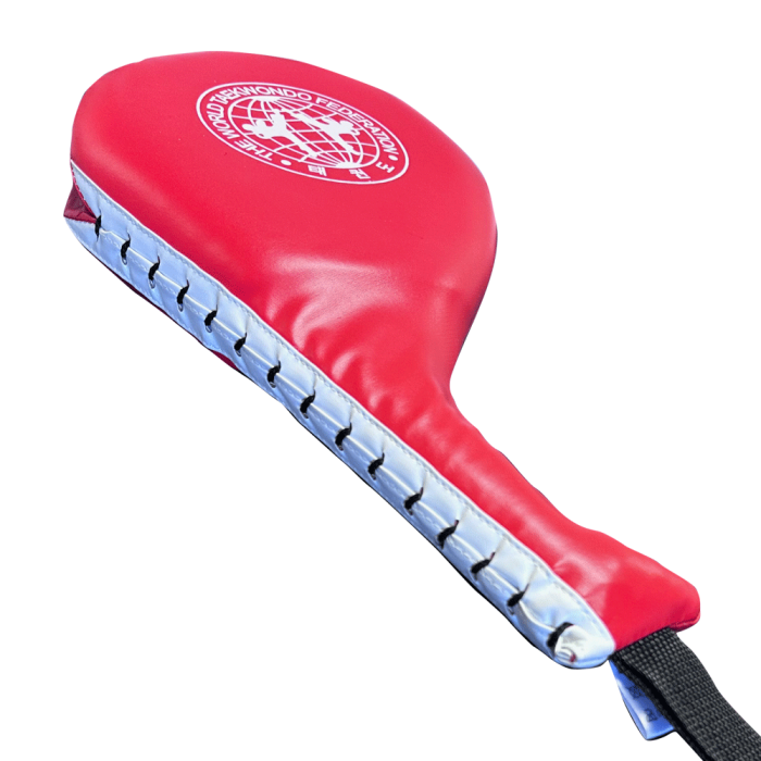 Red Double-Layer Kicking Target – Durable Vinyl Martial Arts Pad